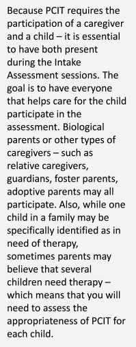 Part 3: Intake Assessment